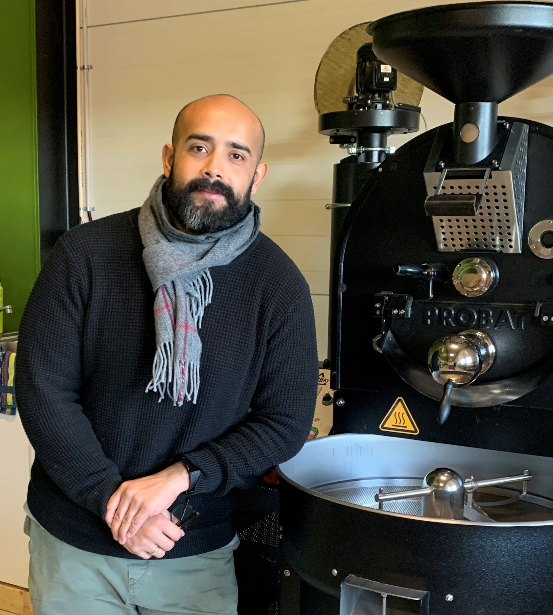 En kaffemaker på Jåbekk - Næringshagen